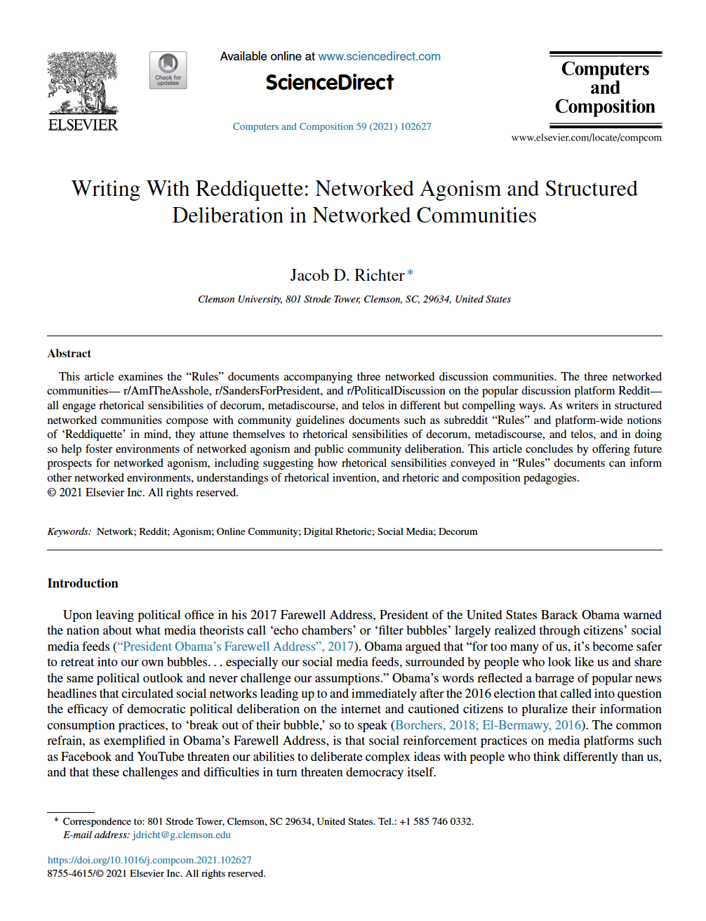 Research – Jacob Richter